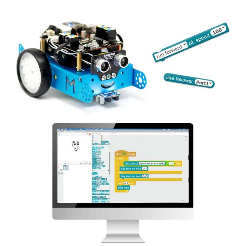mBot - STEM Educational Robot Kit for Kids - Bluetooth MBot Robot ...