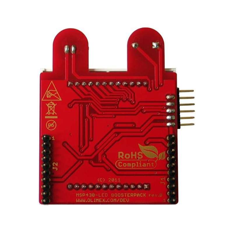 MOD-LED8x8 (Olimex) STACKABLE LED 8X8 MATRIX FOR MSP430-LED8X8-BOOSTERPACK