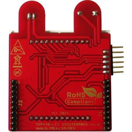 MOD-LED8x8 (Olimex) STACKABLE LED 8X8 MATRIX FOR MSP430-LED8X8-BOOSTERPACK