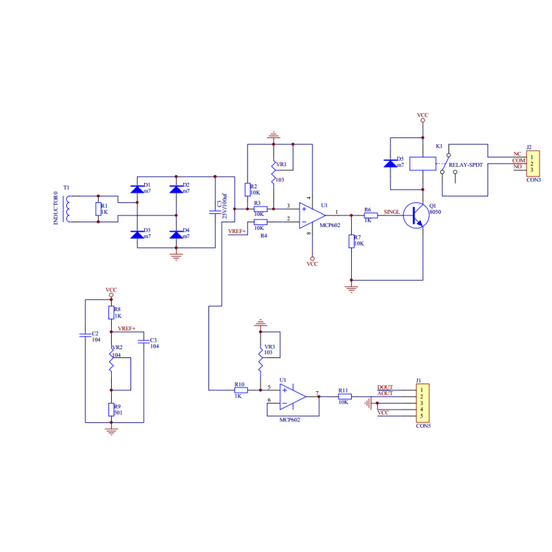 AC Current Measurement Module - 50A Digital Output (ER-SES40287S)