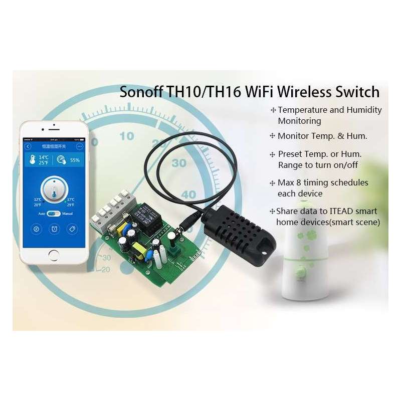 Sonoff Sensor AM2301 / DHT21 (IM160712004) temperature/humidity sensor ... Sonoff Sensor AM2301 / DHT21 (IM160712004) temperature/humidity sensor ...