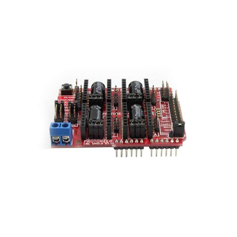 Arduino CNC Shield V3.51 - GRBL v0.9 compatible - Use Pololu Drivers ...