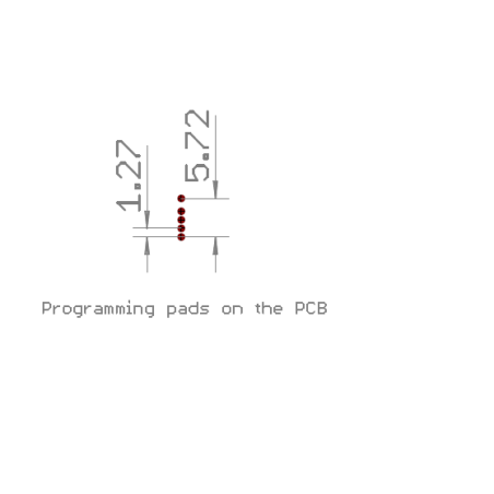 Tiny AVR-ISP pogo-pin programming adapter -ONLY PCB- ICSP Pogo Pin ...